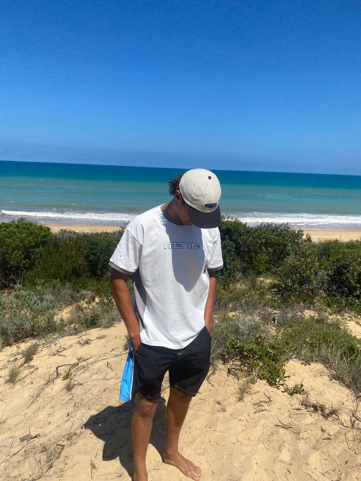 White Surf Tee – Manta Surfwear